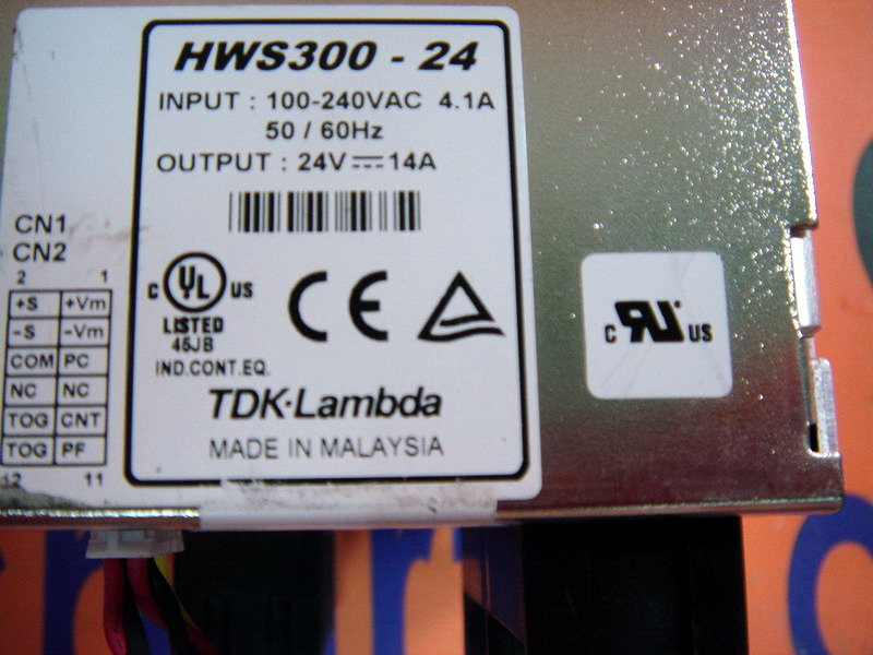 NEMIC-LAMBDA HWS300-24 POWER SUPPLY - PLC DCS SERVO Control MOTOR POWER SUPPLY IPC ROBOT